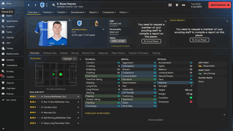 The best budget midfielders in FM24 - The Higher Tempo Press
