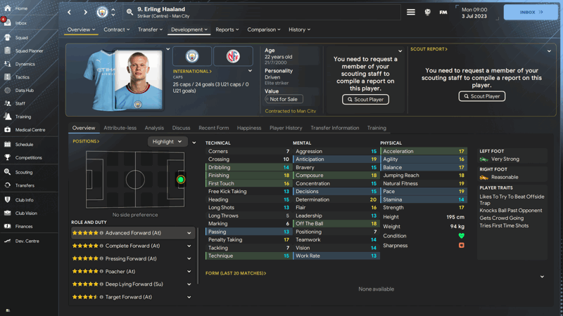 Who are the best complete forwards in FM24? - The Higher Tempo Press