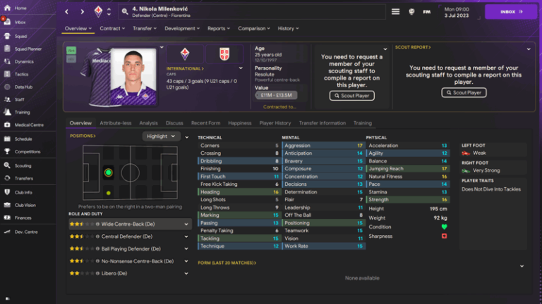 Who are the best wide centre-backs in FM24? - The Higher Tempo Press