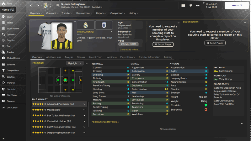 Which players epitomise their positions in FM24? - The Higher Tempo Press