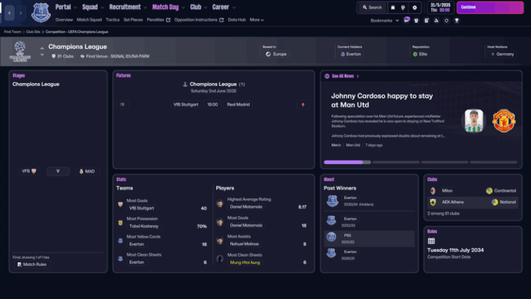 Our favourite FM26 mods - Real names, pitches & media packs, squad view ...